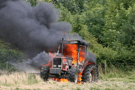 Fires on the farm - Munckhof